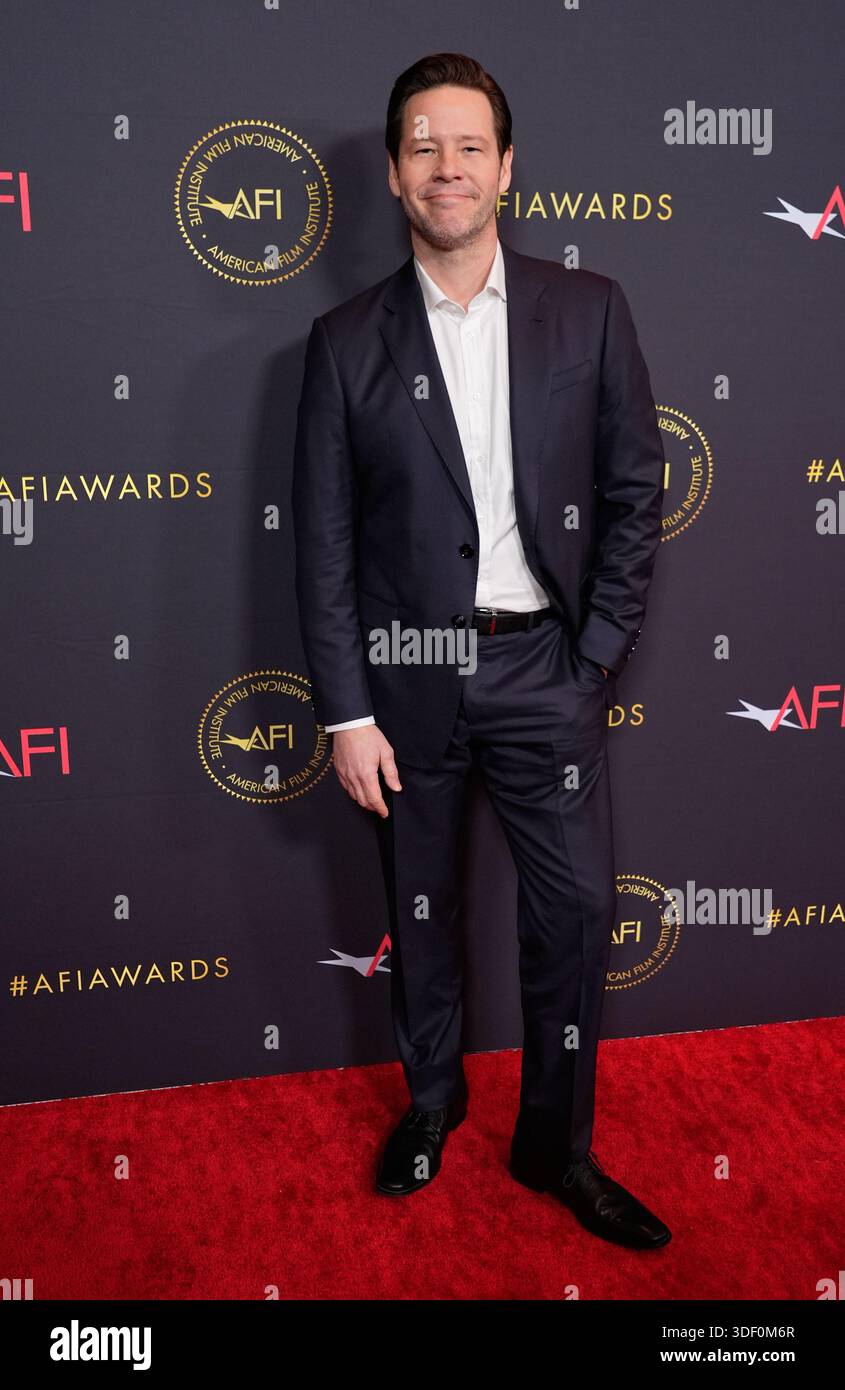 Actor Ike Barinholtz arrives at the AFI Awards on Friday, Jan. 9, 2026 ...