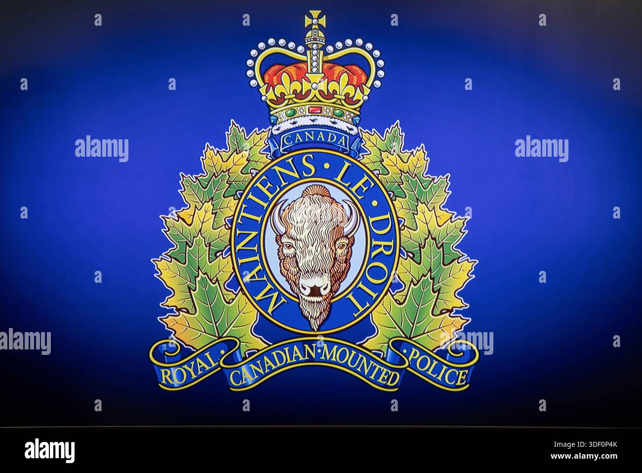 RCMP logo shown in Edmonton on Wednesday, Feb. 5, 2025. THE CANADIAN ...