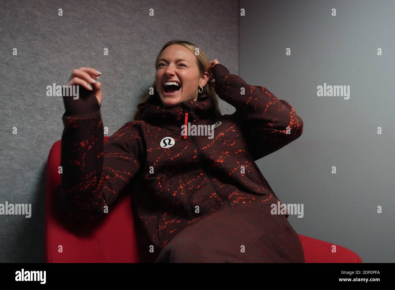 Toronto Sceptres' Renata Fast reacts at the Canadian Olympic Committee ...
