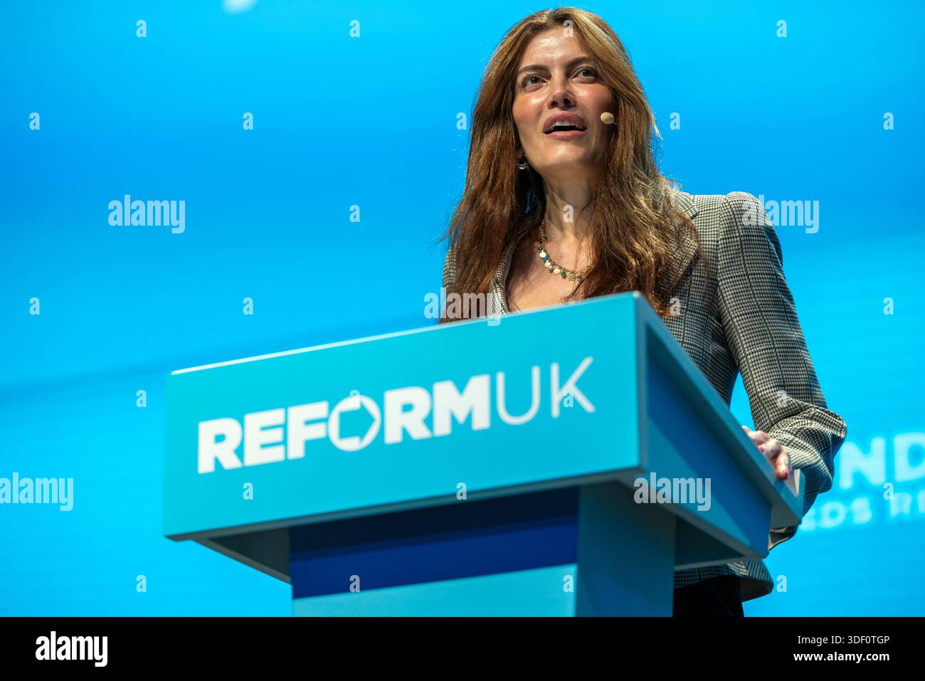 London, UK – Reform UK held a rally at the ICC Auditorium in east ...