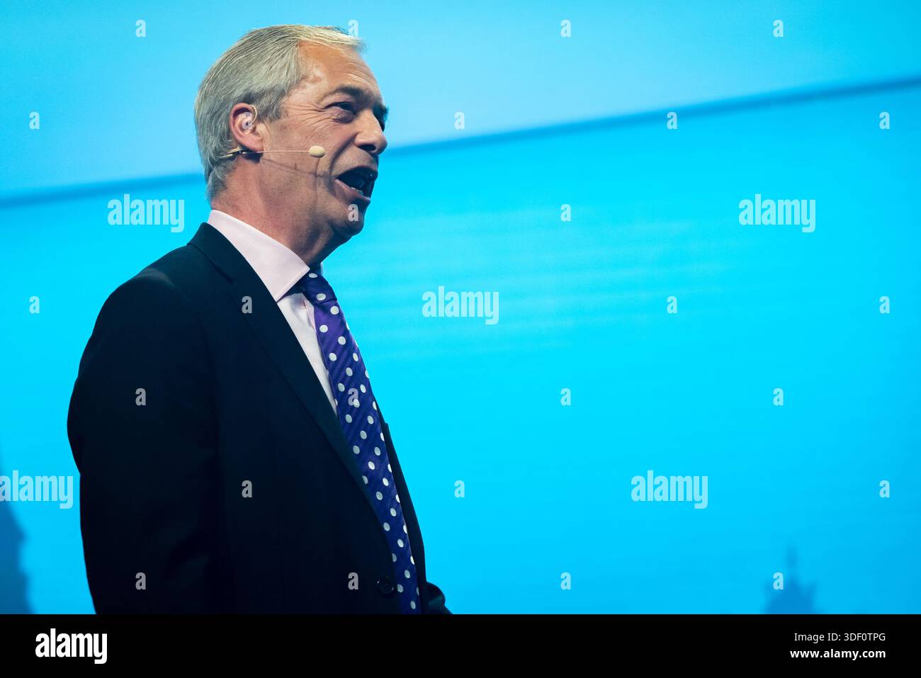 London, UK – Reform UK held a rally at the ICC Auditorium in east ...