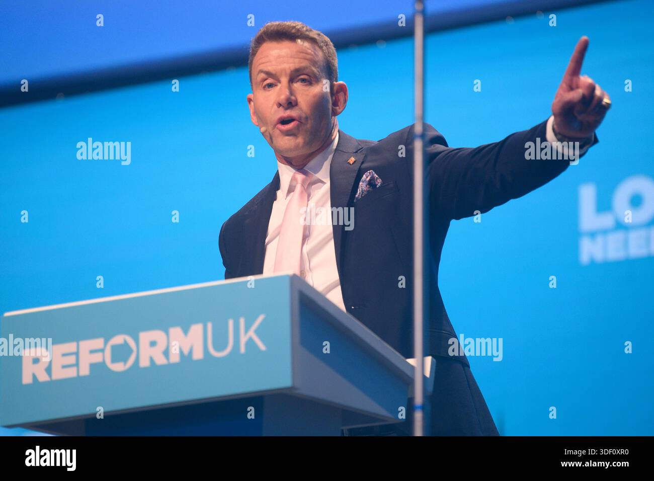 London, UK. 09 Jan 2026. David Bull - Reform UK Chairman speaks at a ...