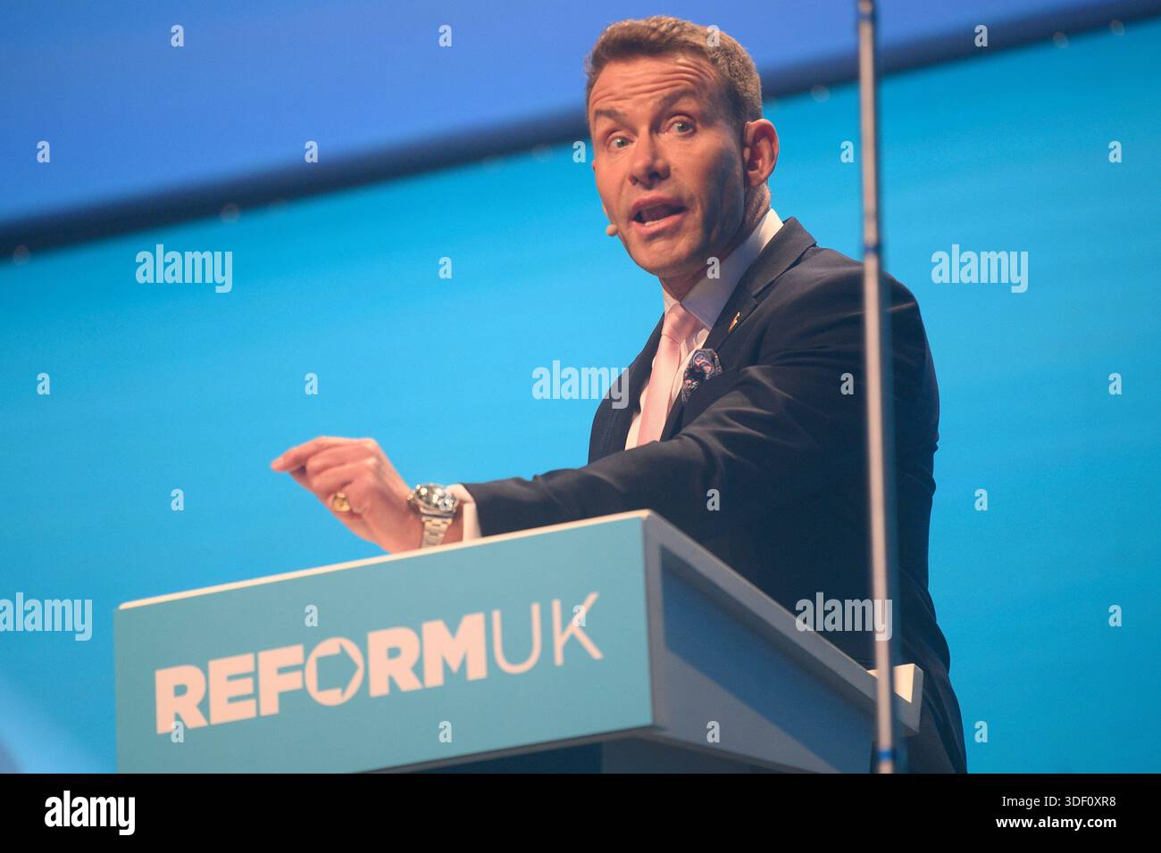 London, UK. 09 Jan 2026. David Bull - Reform UK Chairman speaks at a ...