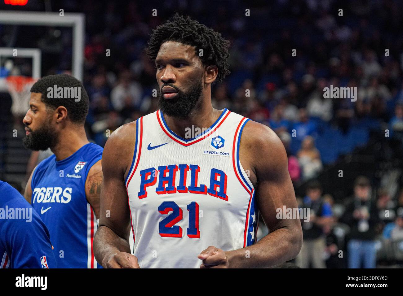 Orlando, Florida, USA, January 9, 2026, Philadelphia 76ers center JOel ...