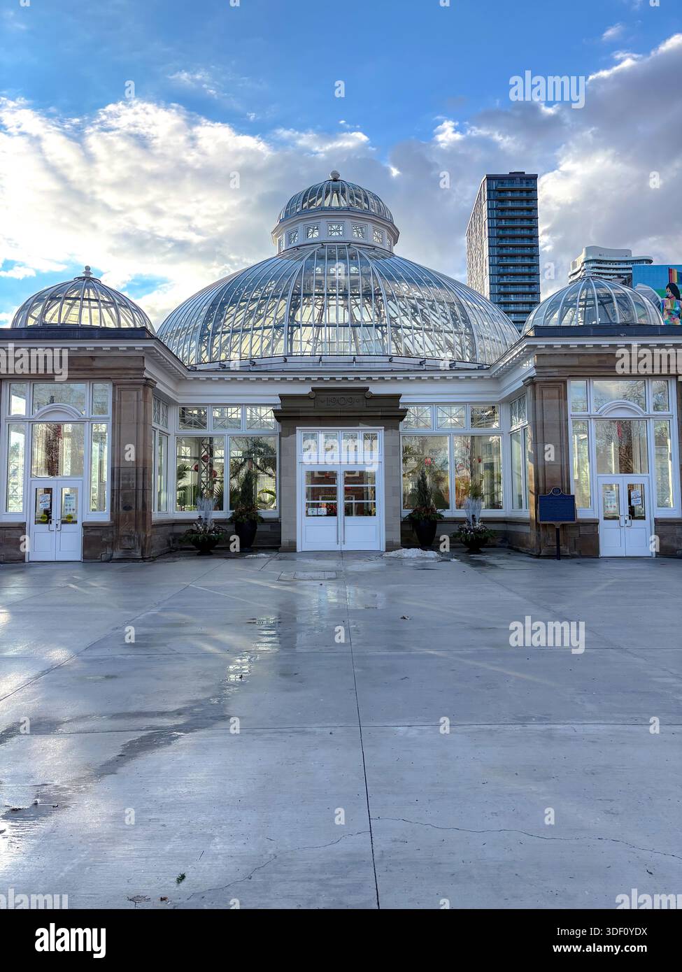 Allan Gardens Conservatory, Toronto, Canada. Historic glass dome ...