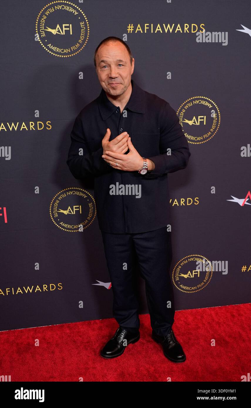 Stephen Graham arrives at the AFI Awards on Friday, Jan. 9, 2026, at ...