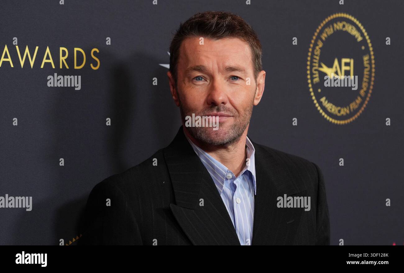 Joel Edgerton arrives at the AFI Awards on Friday, Jan. 9, 2026, at the ...
