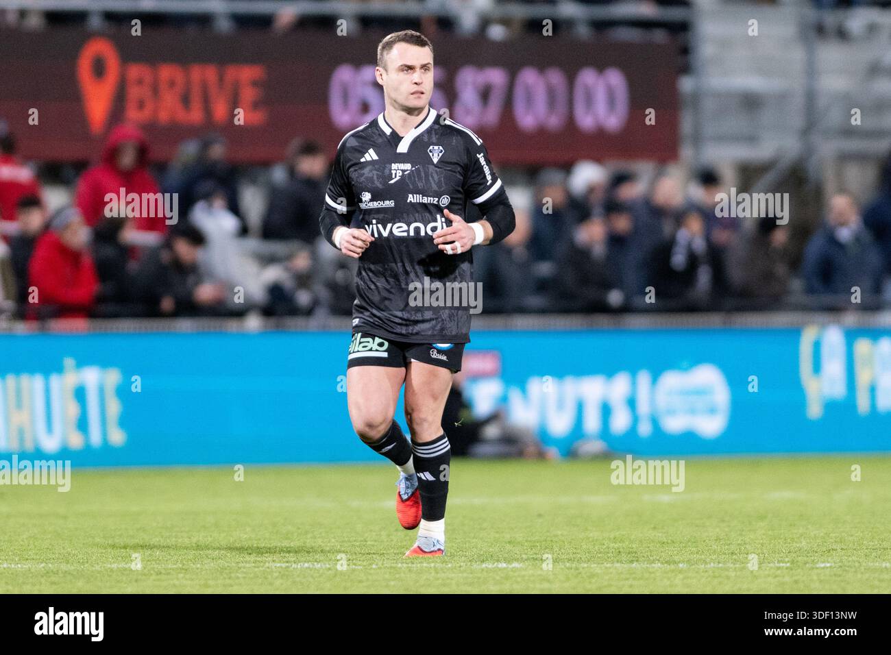James Shillcock of Brive during the Pro D2 match between Brive and ...
