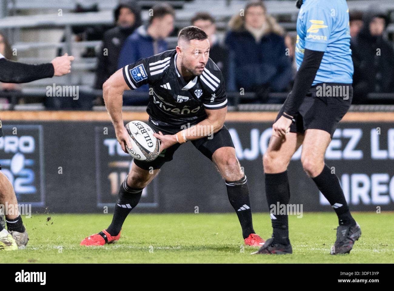 John Cooney of Brive during the Pro D2 match between Brive and Biarritz ...