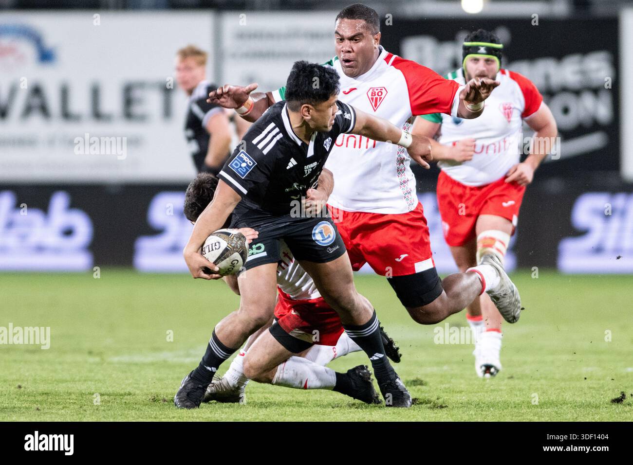 Benjamin Tapuai of Brive during the Pro D2 match between Brive and ...