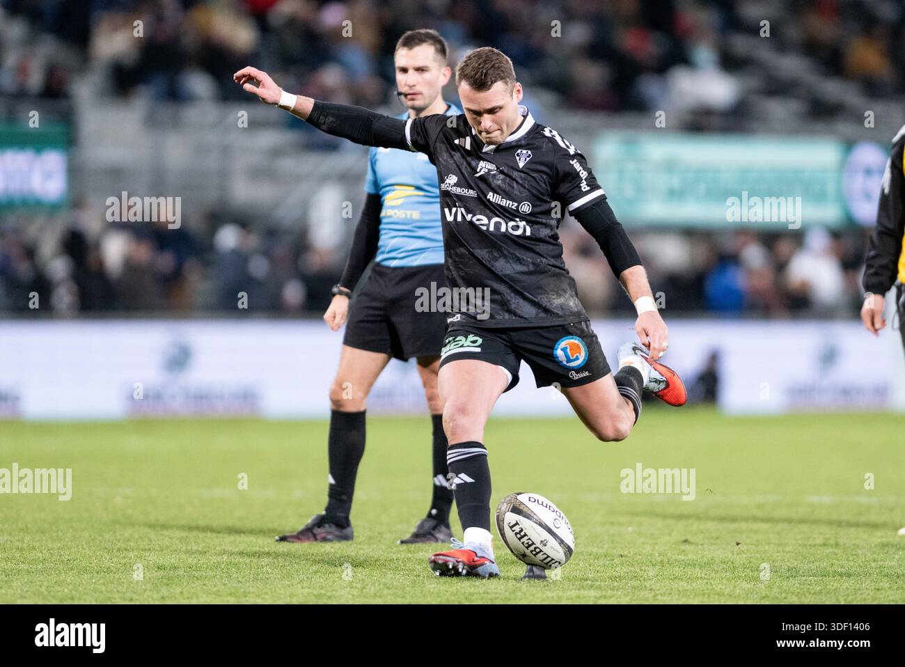 James Shillcock of Brive during the Pro D2 match between Brive and ...