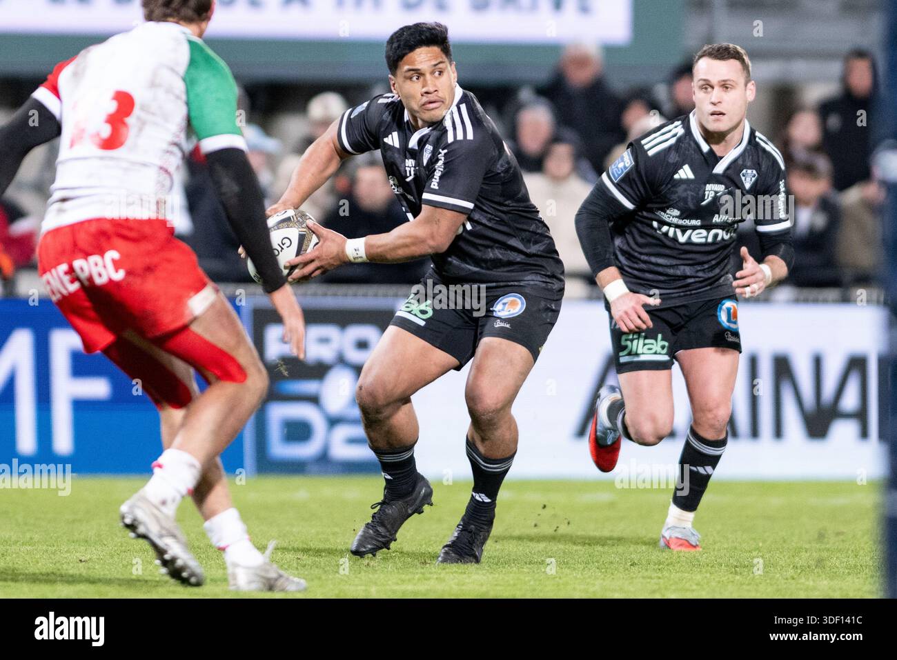 Benjamin Tapuai of Brive during the Pro D2 match between Brive and ...