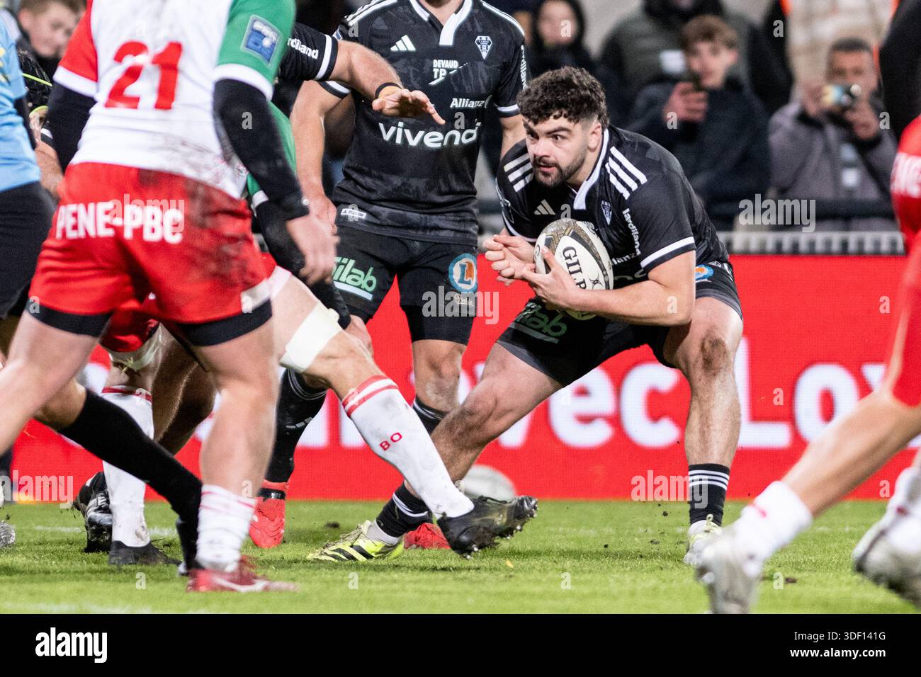 Benjamin Boudou of Brive during the Pro D2 match between Brive and ...