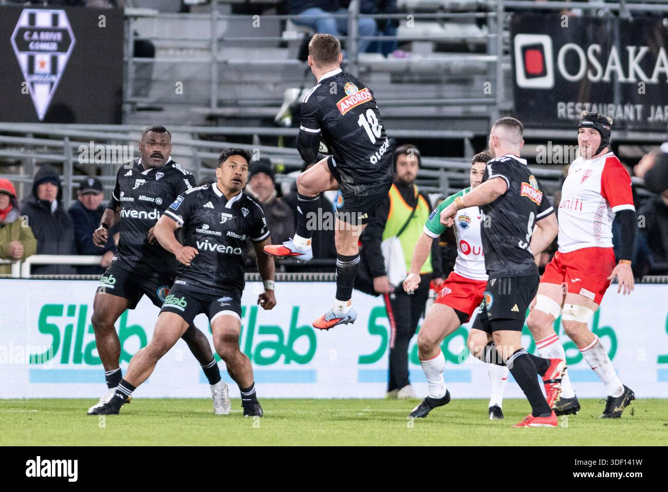James Shillcock of Brive during the Pro D2 match between Brive and ...