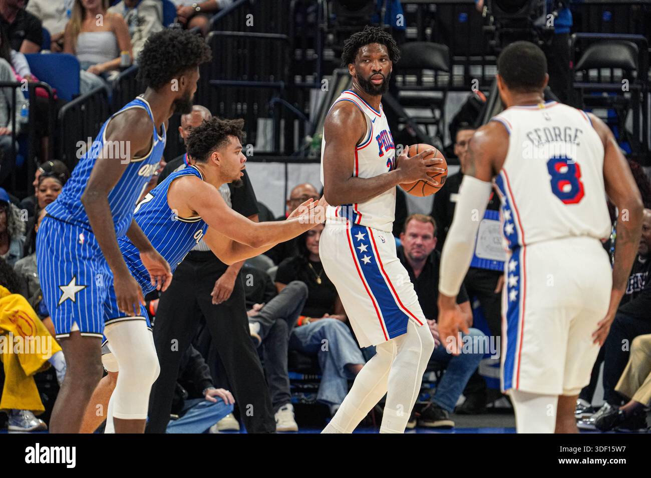 Orlando, Florida, USA, January 9, 2026, Philadelphia 76ers center Joel ...