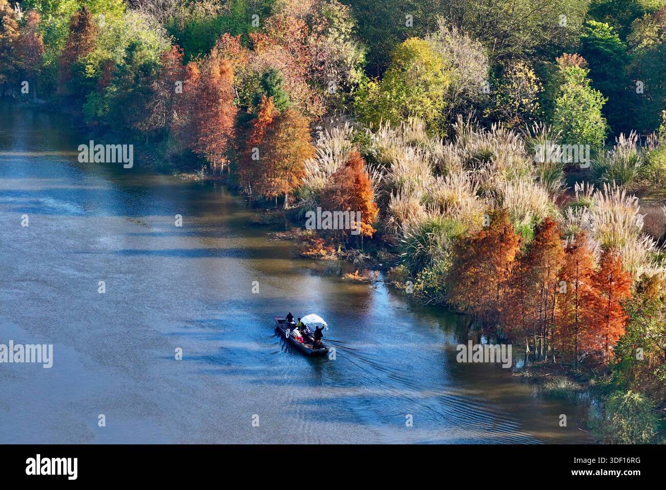 **CHINESE MAINLAND, HONG KONG, MACAU AND TAIWAN OUT** Aerial photo ...