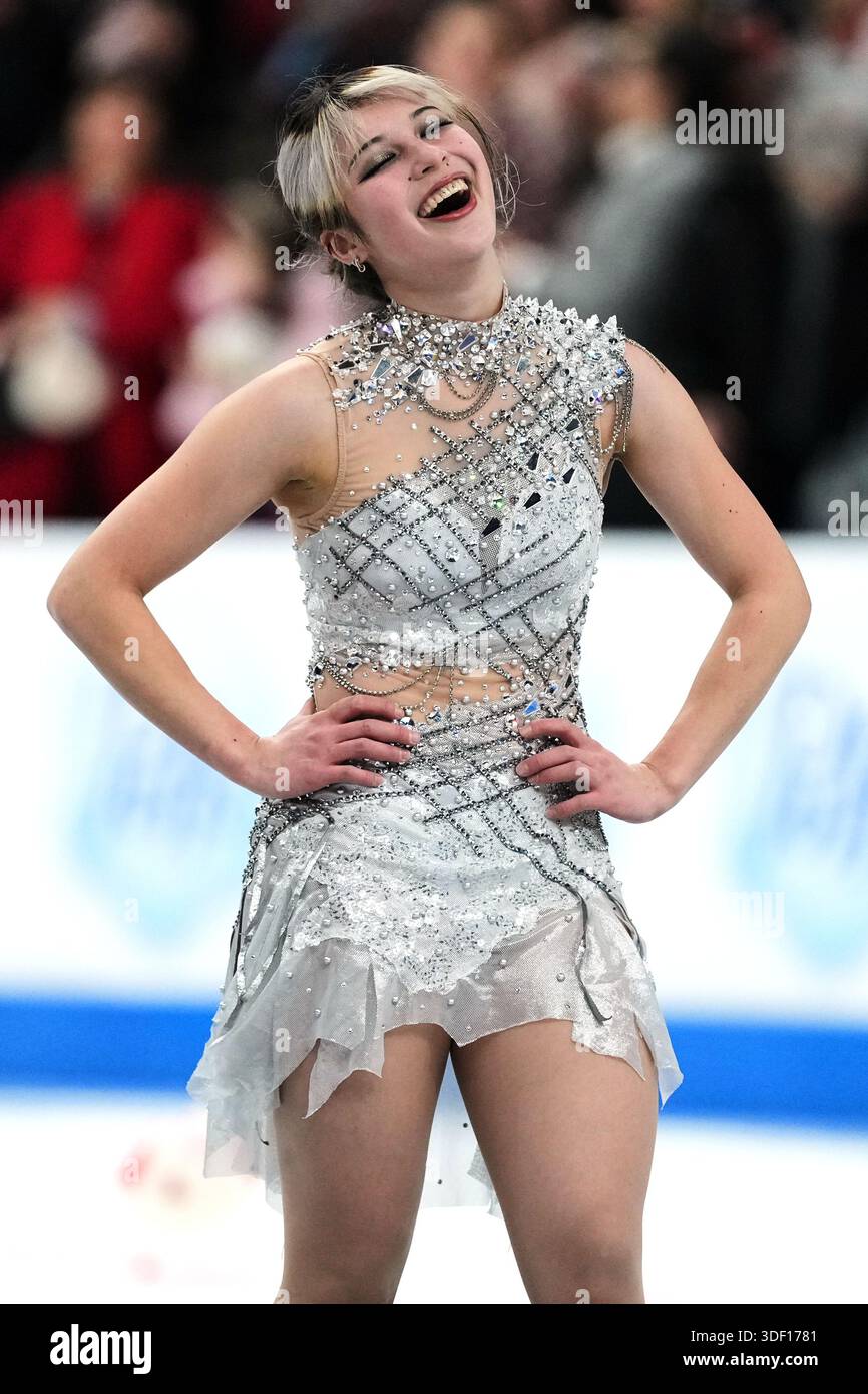 Alysa Liu competes during the women's free skating competition at the U ...