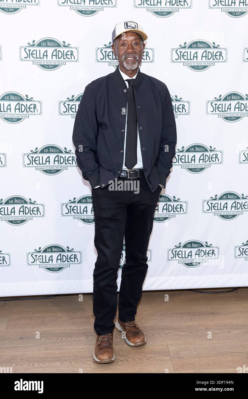 Los Angeles, USA. 09th Jan, 2026. Don Cheadle attends the arrivals of ...
