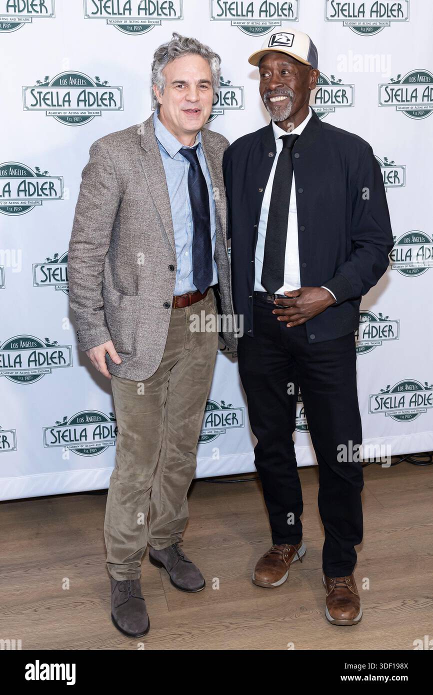 Los Angeles, USA. 09th Jan, 2026. Mark Ruffalo and Don Cheadle attend ...