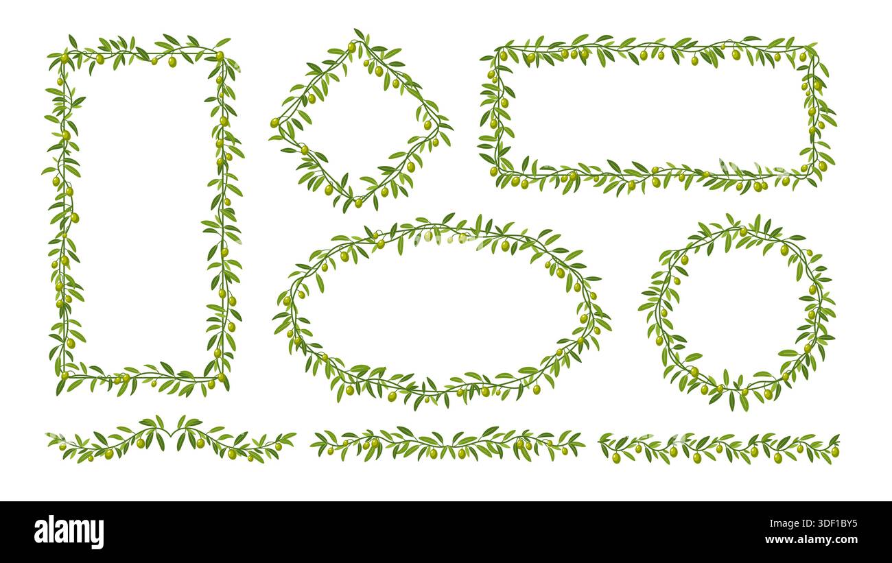 Branch rectangular border banner hi-res stock photography and images ...