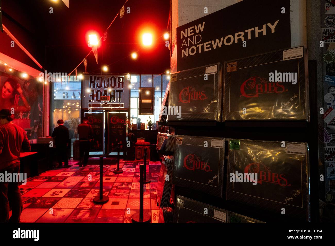 London, UK, 9 January, 2026. The Cribs in concert. Pictured left to ...