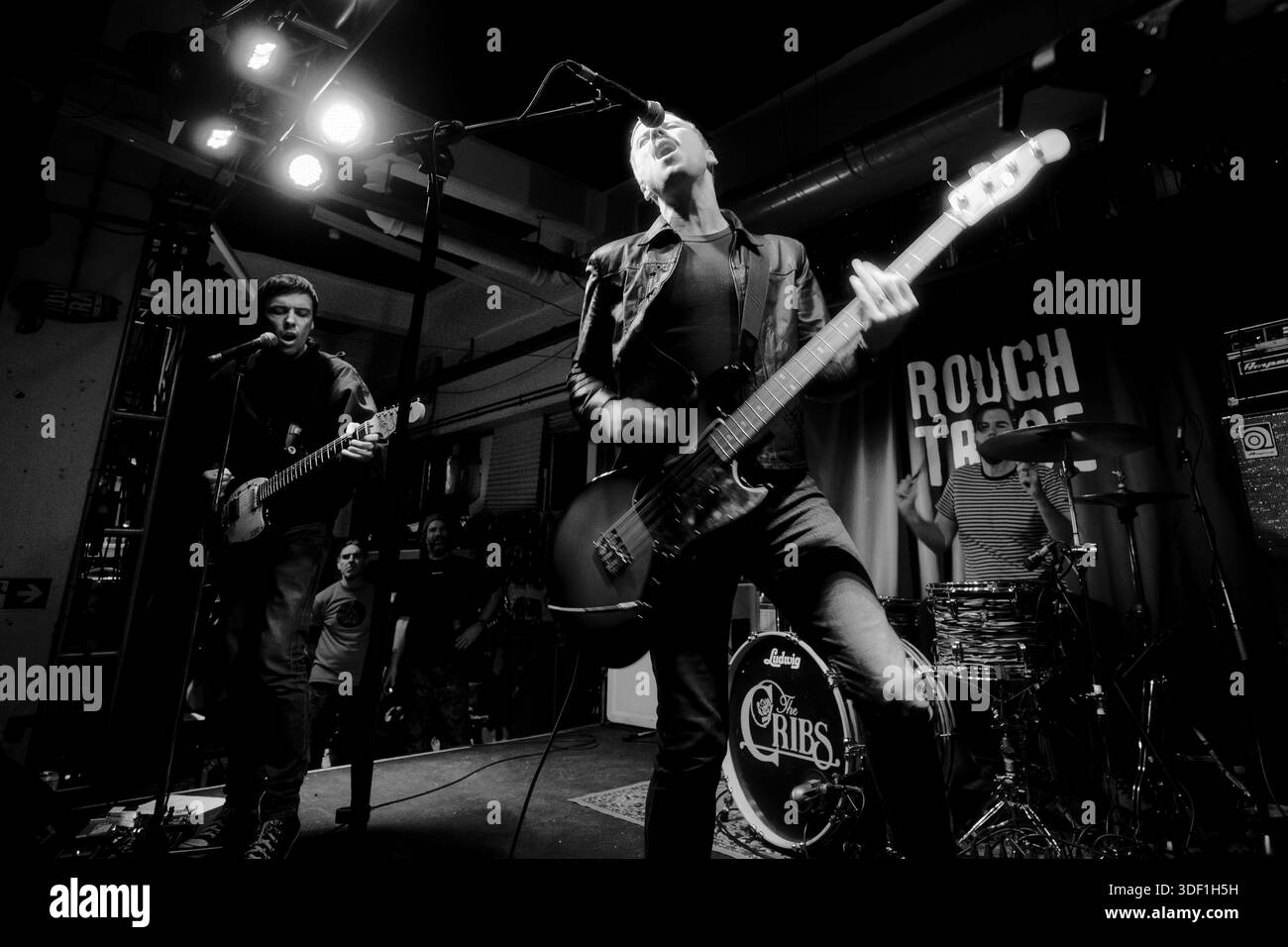London, UK, 9 January, 2026. The Cribs in concert. Pictured left to ...