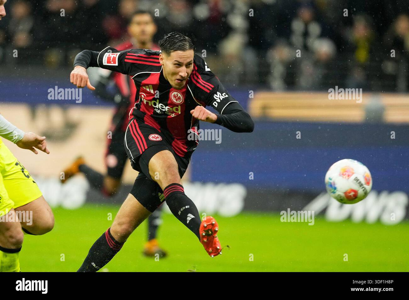 Frankfurt's Younes Ebnoutalib scores his side's second goal during the ...