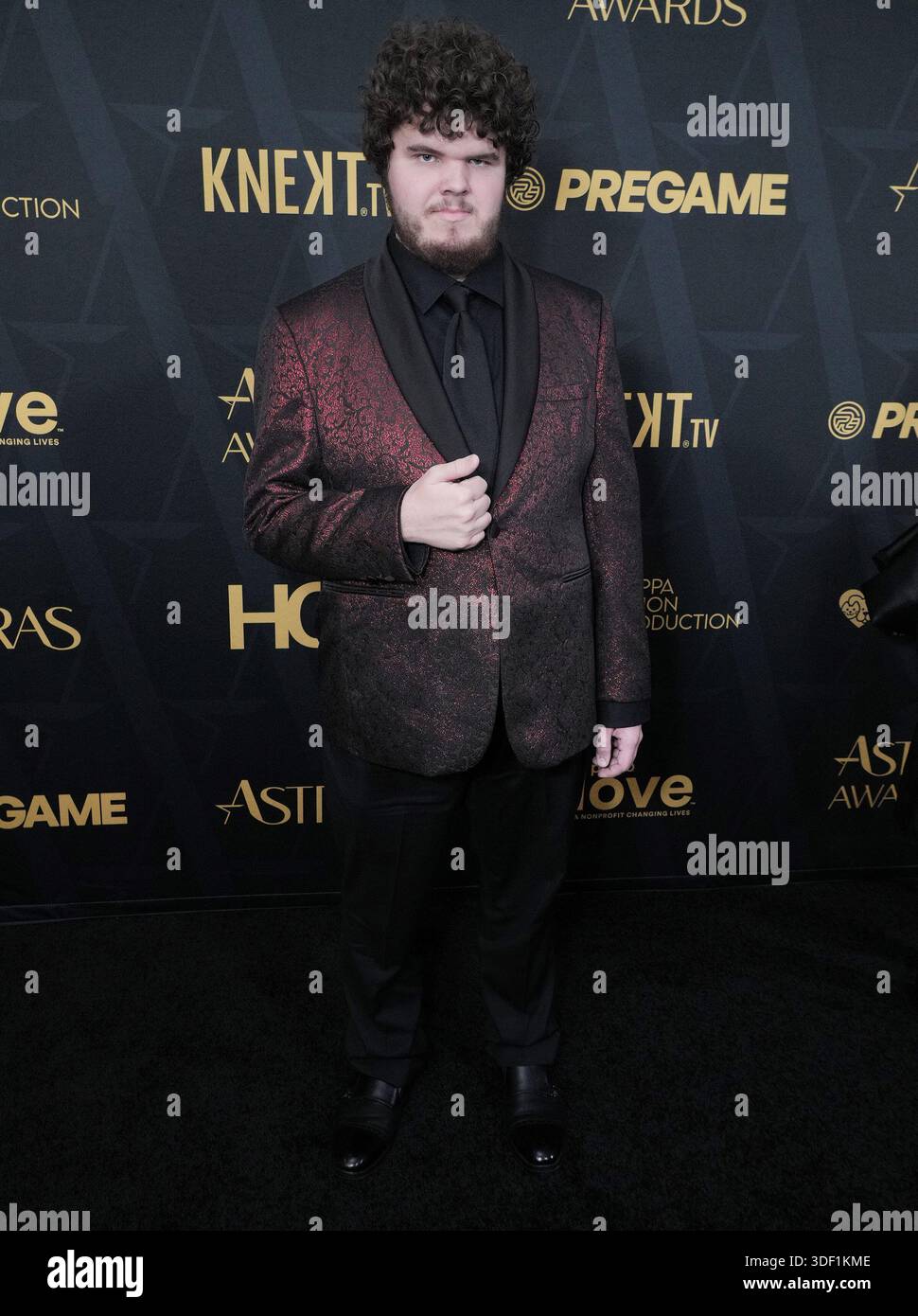 Los Angeles, USA. 09th Jan, 2026. Aidan Delbis at the 2026 Astra Film ...