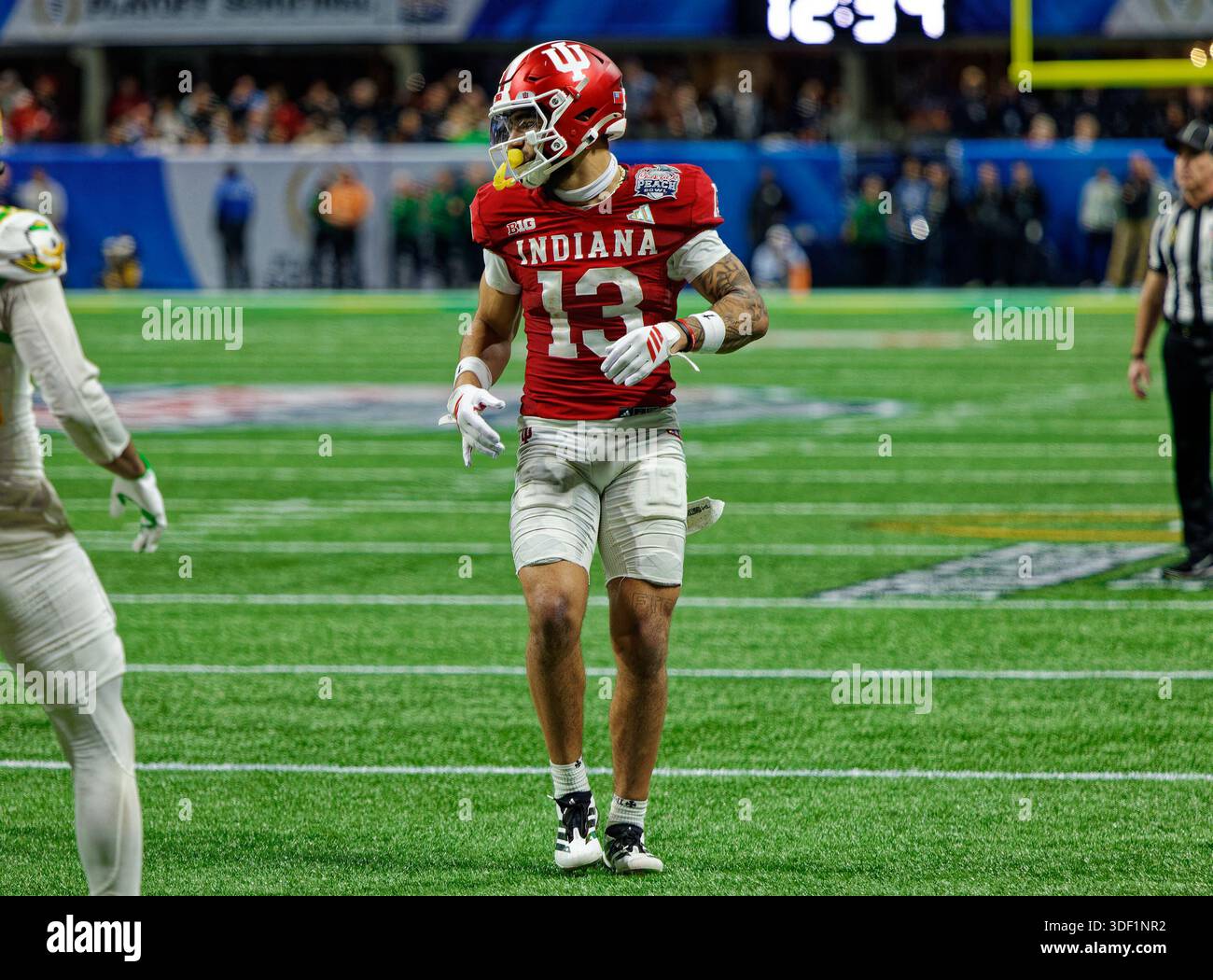 Atlanta, Georgia. 9th Jan, 2026. Indiana's Elijah Sarratt during the ...