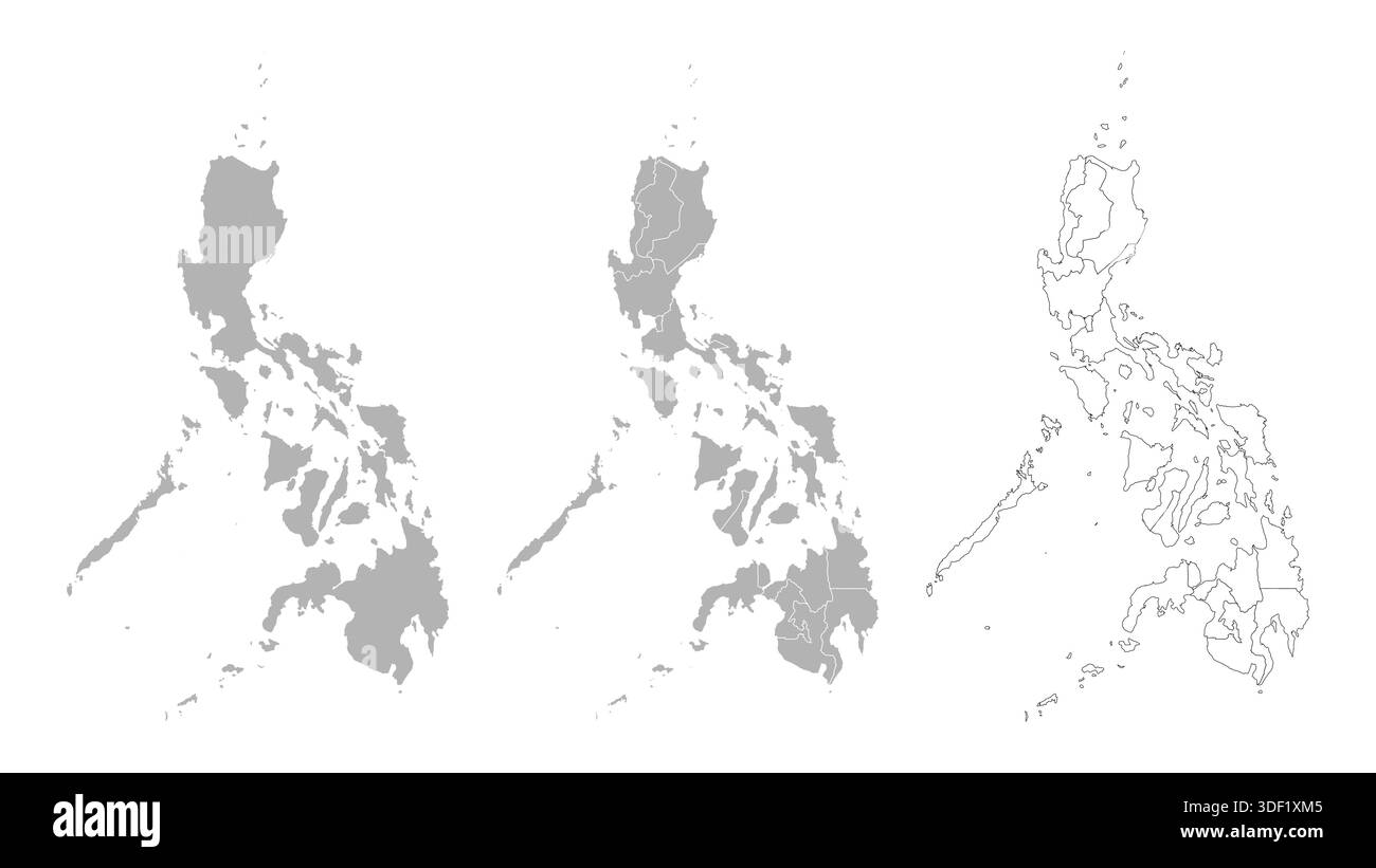 Filipino map hi-res stock photography and images - Alamy