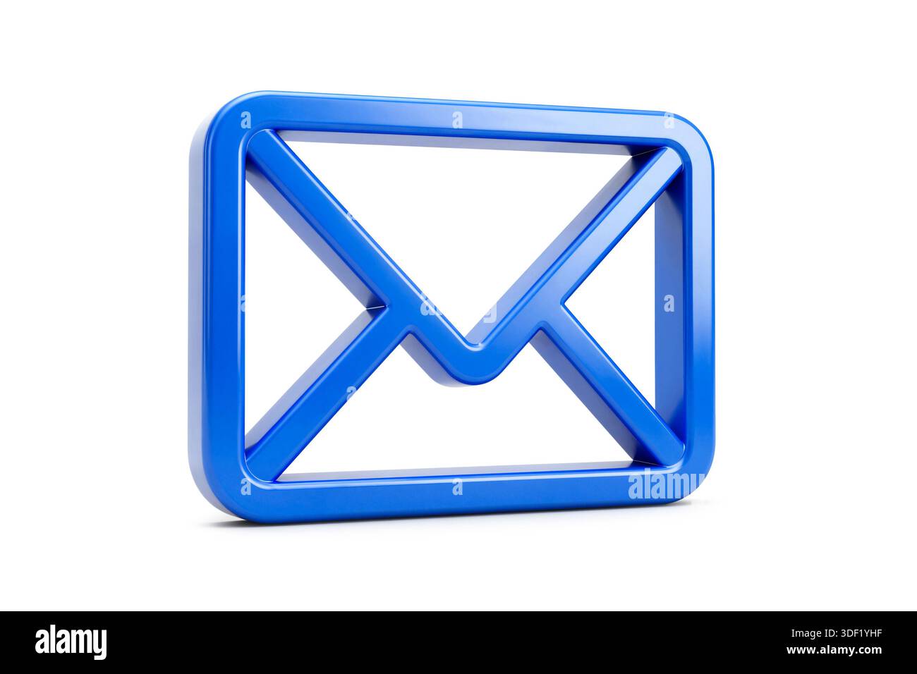 Email communication icon outline Cut Out Stock Images & Pictures - Alamy