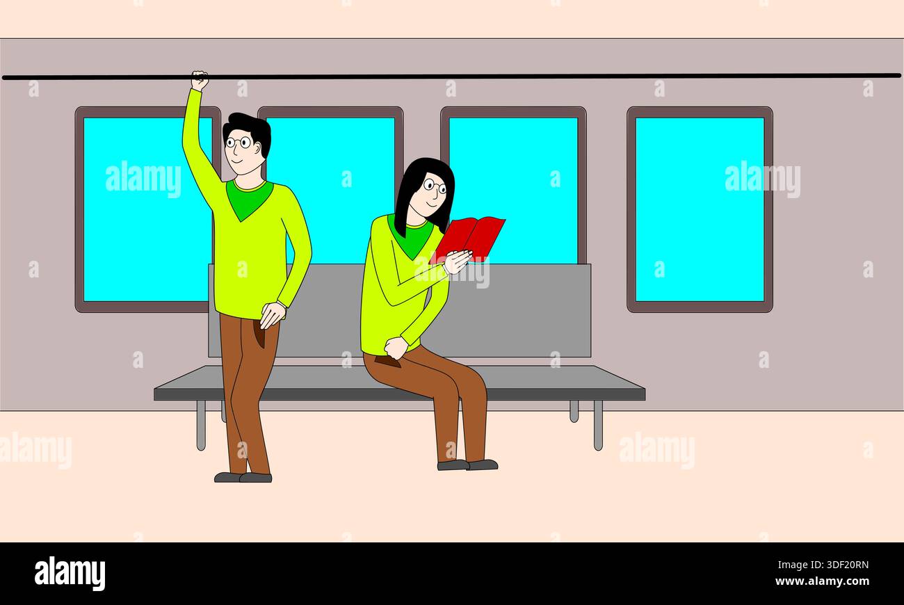 Reading rail Stock Vector Images - Alamy