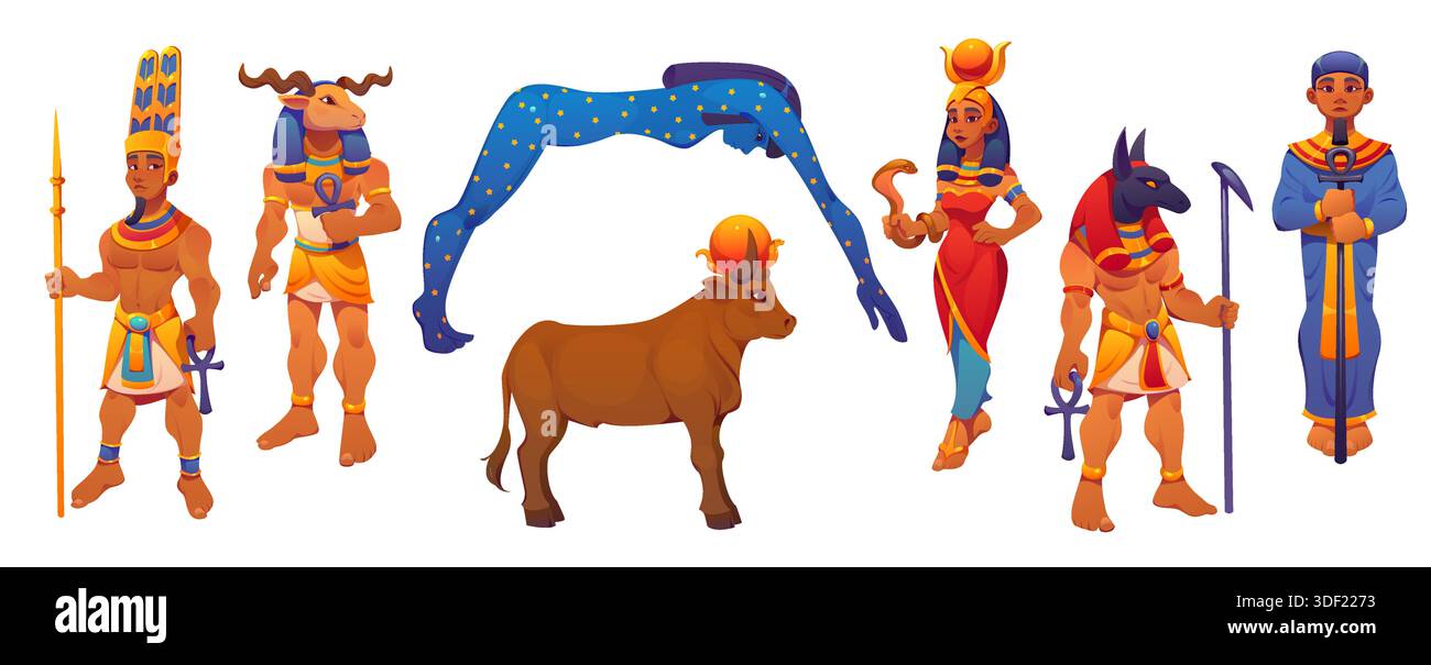 Egyptian god nut Stock Vector Images - Alamy