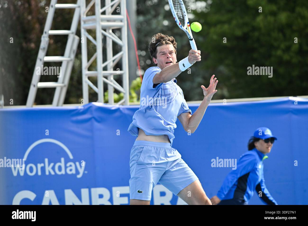 Canberra, Australia. 10 January 2026, Alexander Blockx during the ...