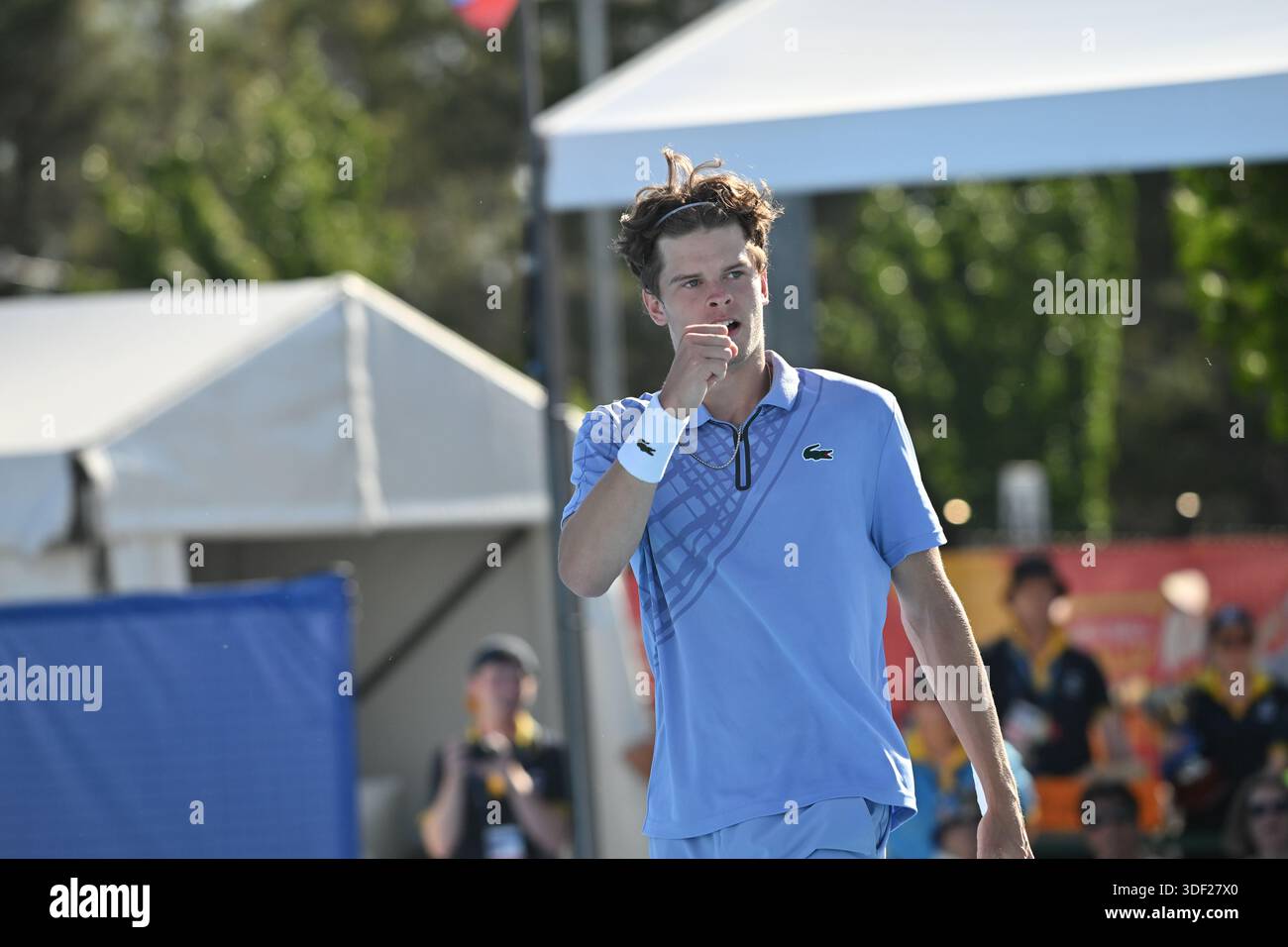 Canberra, Australia. 10 January 2026, Alexander Blockx during the ...