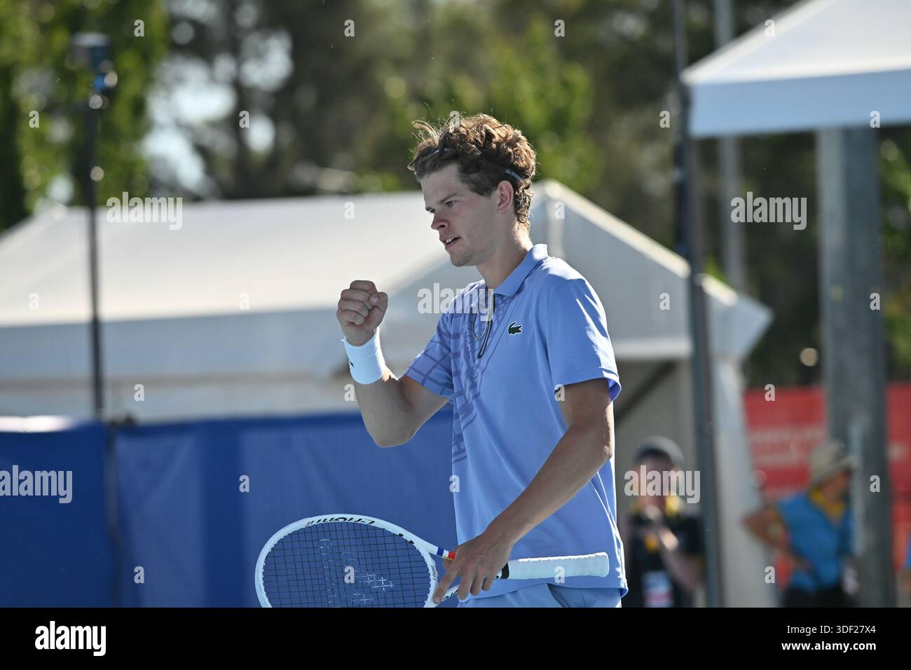 Canberra, Australia. 10 January 2026, Alexander Blockx during the ...