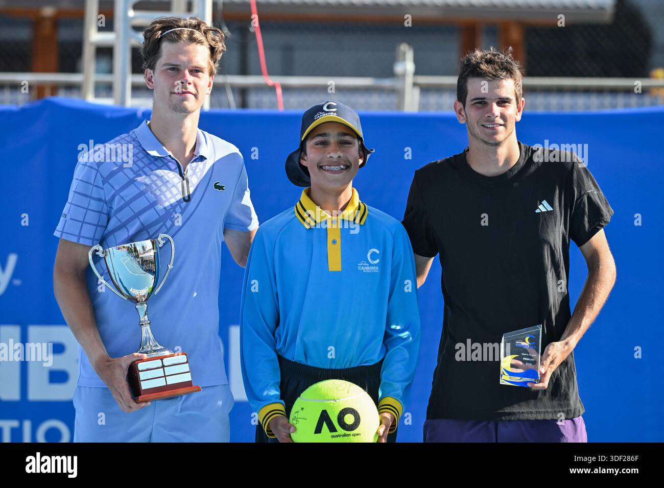 Canberra, Australia. 10 January 2026, the players with their awards ...