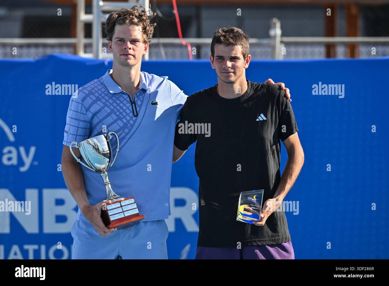 Canberra, Australia. 10 January 2026, the players with their awards ...