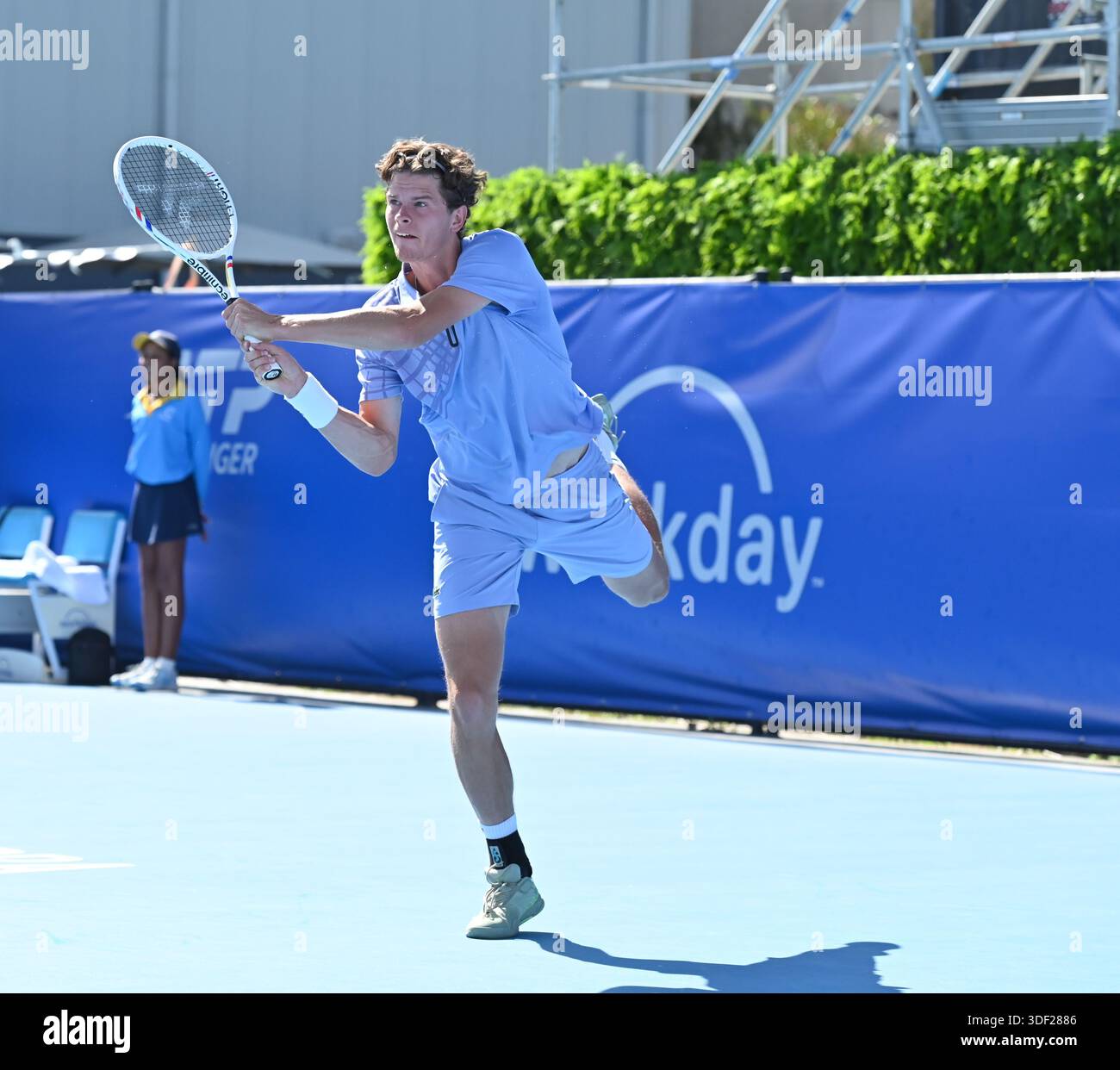 10 January 2026, Alexander Blockx during the Canberra International ...