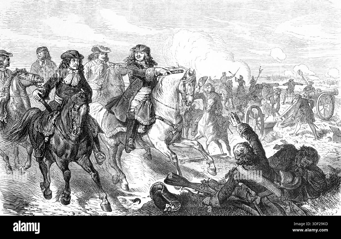 The victorious Great Elector Frederick William at the Battle of ...