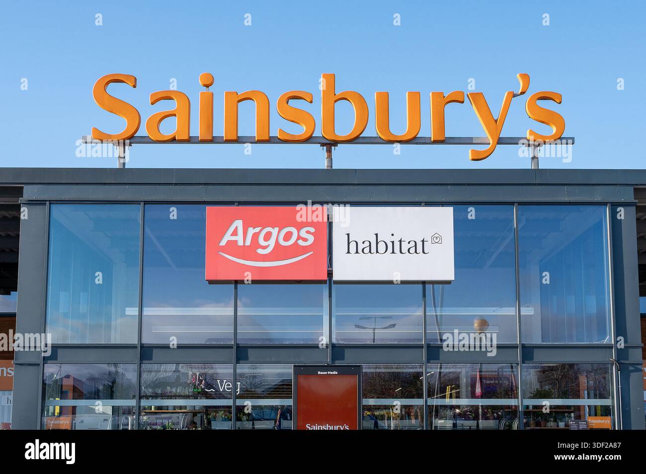 Taplow, UK. 10th January, 2026. A Sainsbury's and Argos Store in Taplow ...