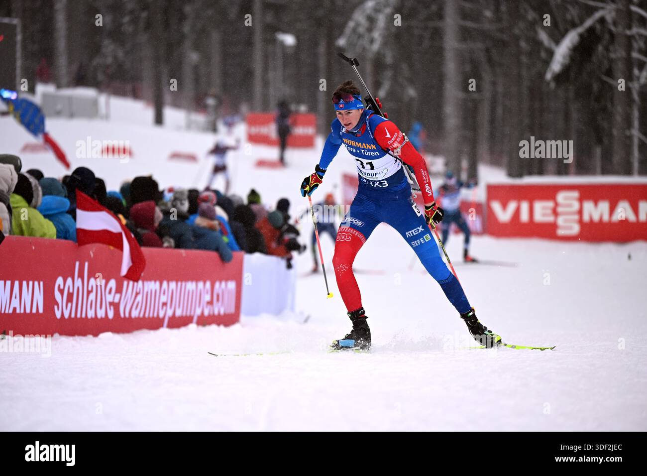 Jakub Borgula from Slovakia in action during the pursuit 12.5 km men ...