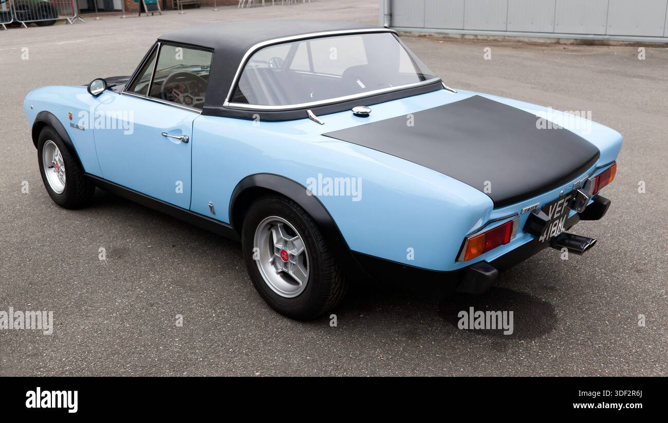 Homologated version of the 124 sport spider hi-res stock photography ...