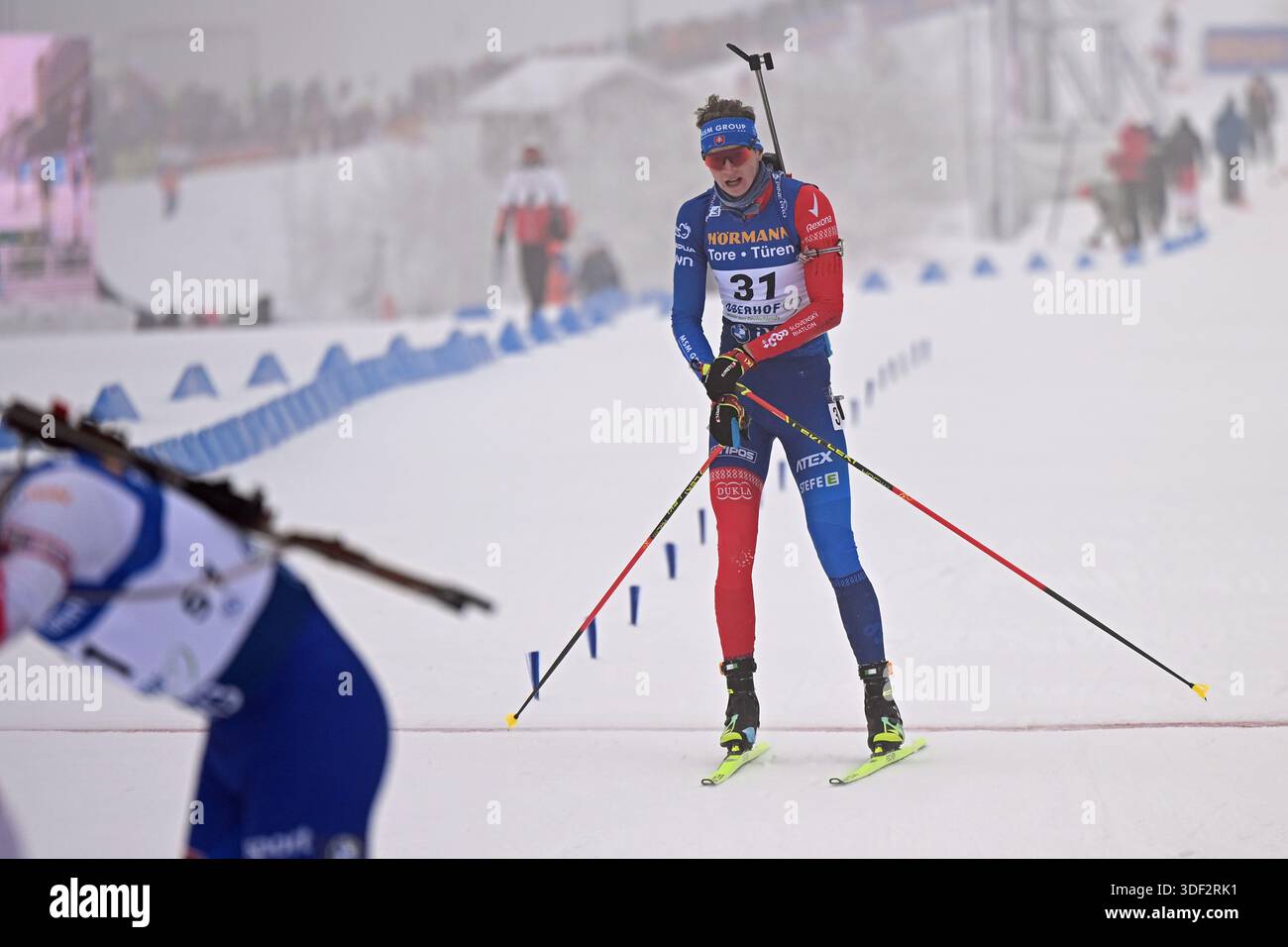 10 January 2026, Thuringia, Oberhof: Biathlon: World Cup, pursuit 12.5 ...