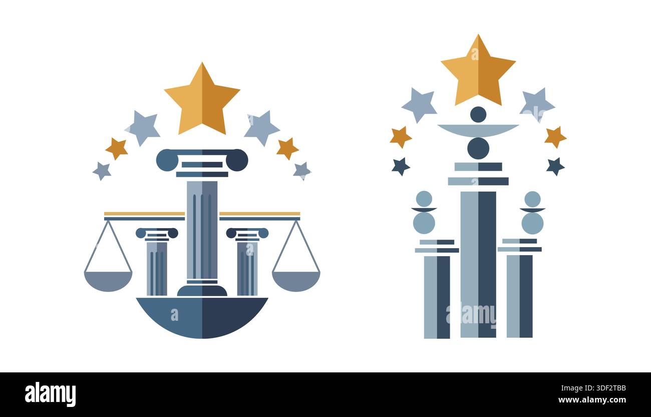 Virtue of justice Stock Vector Images - Alamy