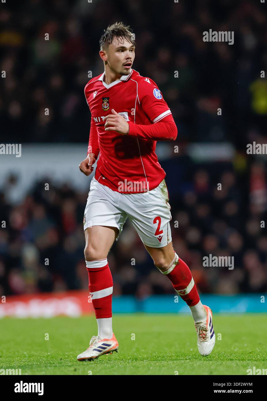Wrexham, Wales, 9th January 2026. Callum Doyle of Wrexham during the ...