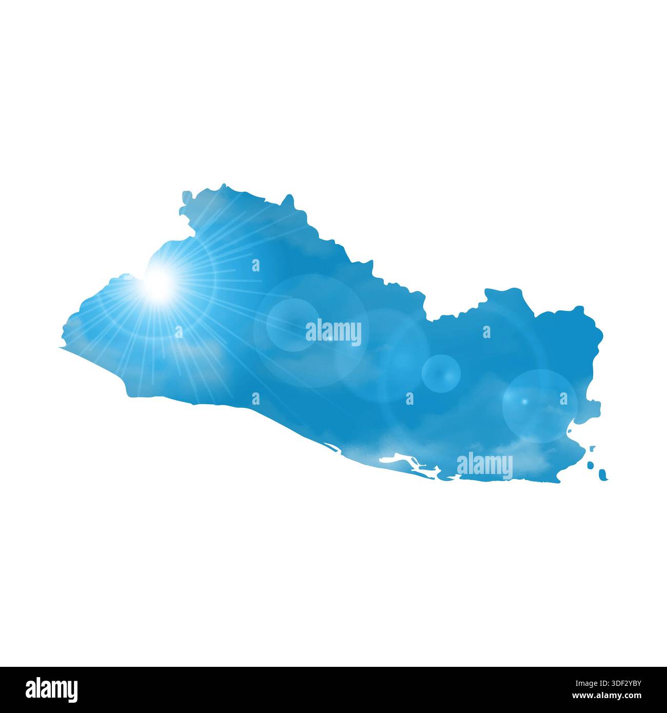 Map el salvador beautiful hi-res stock photography and images - Alamy
