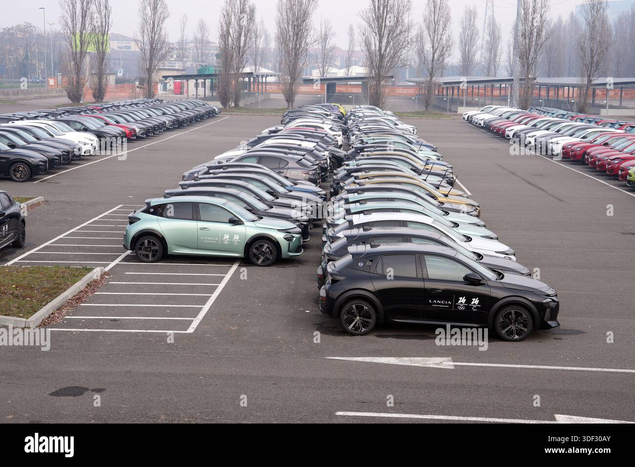 Milan, Cars made available for the 2026 Milan Cortina Winter Olympics ...