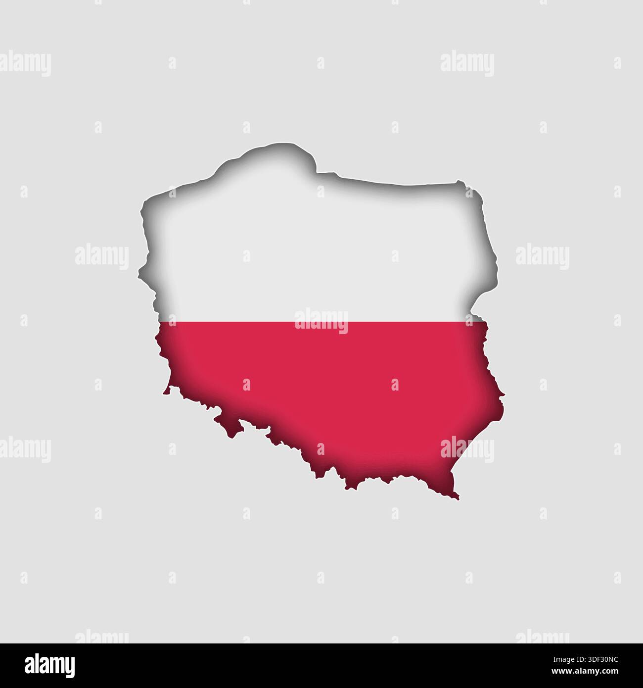 Map of polish flag Stock Vector Images - Alamy