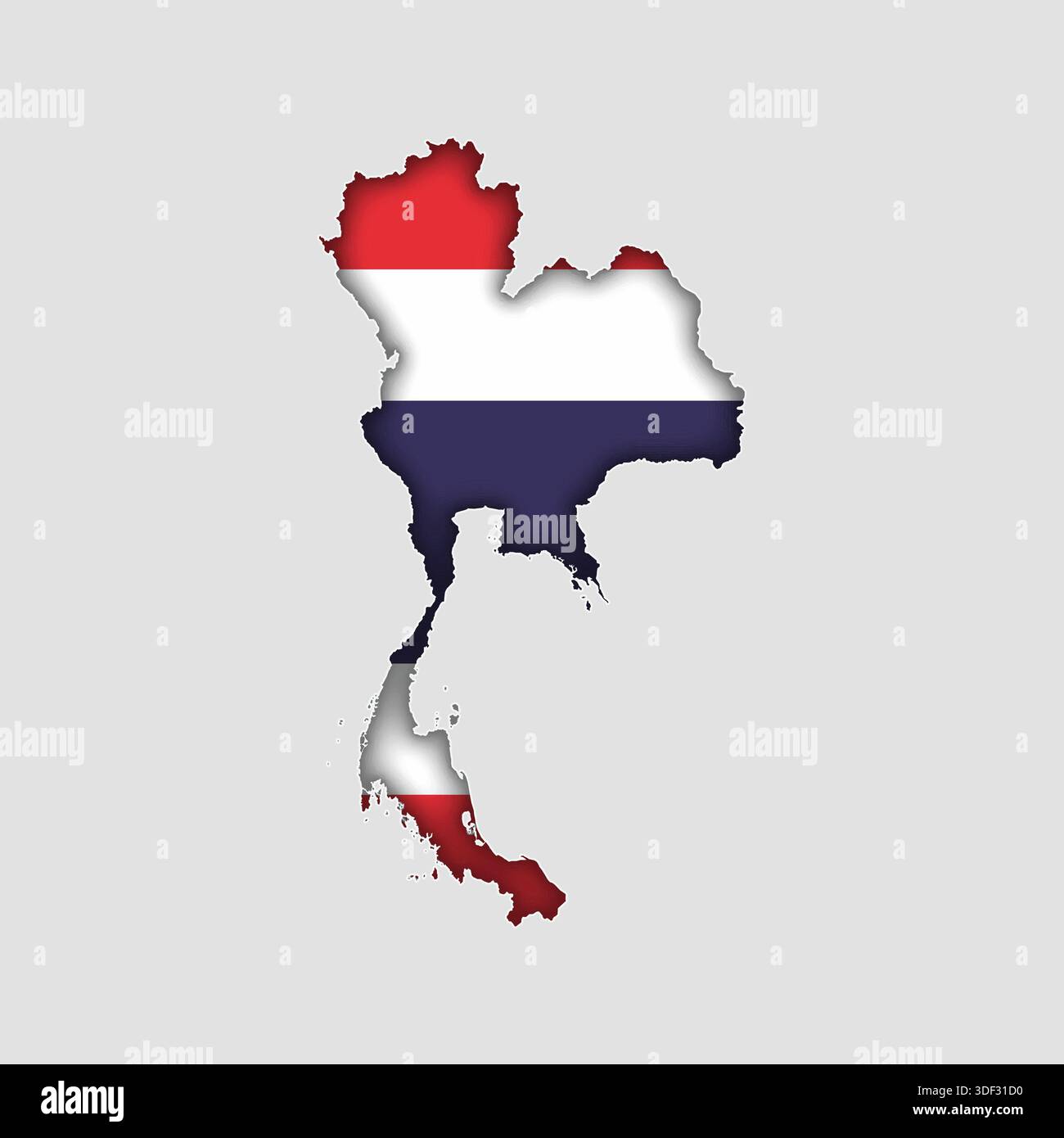 Thailand map design country Stock Vector Images - Alamy